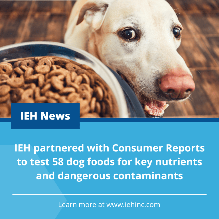 News – IEH Laboratories & Consulting Group – The Institute for ...